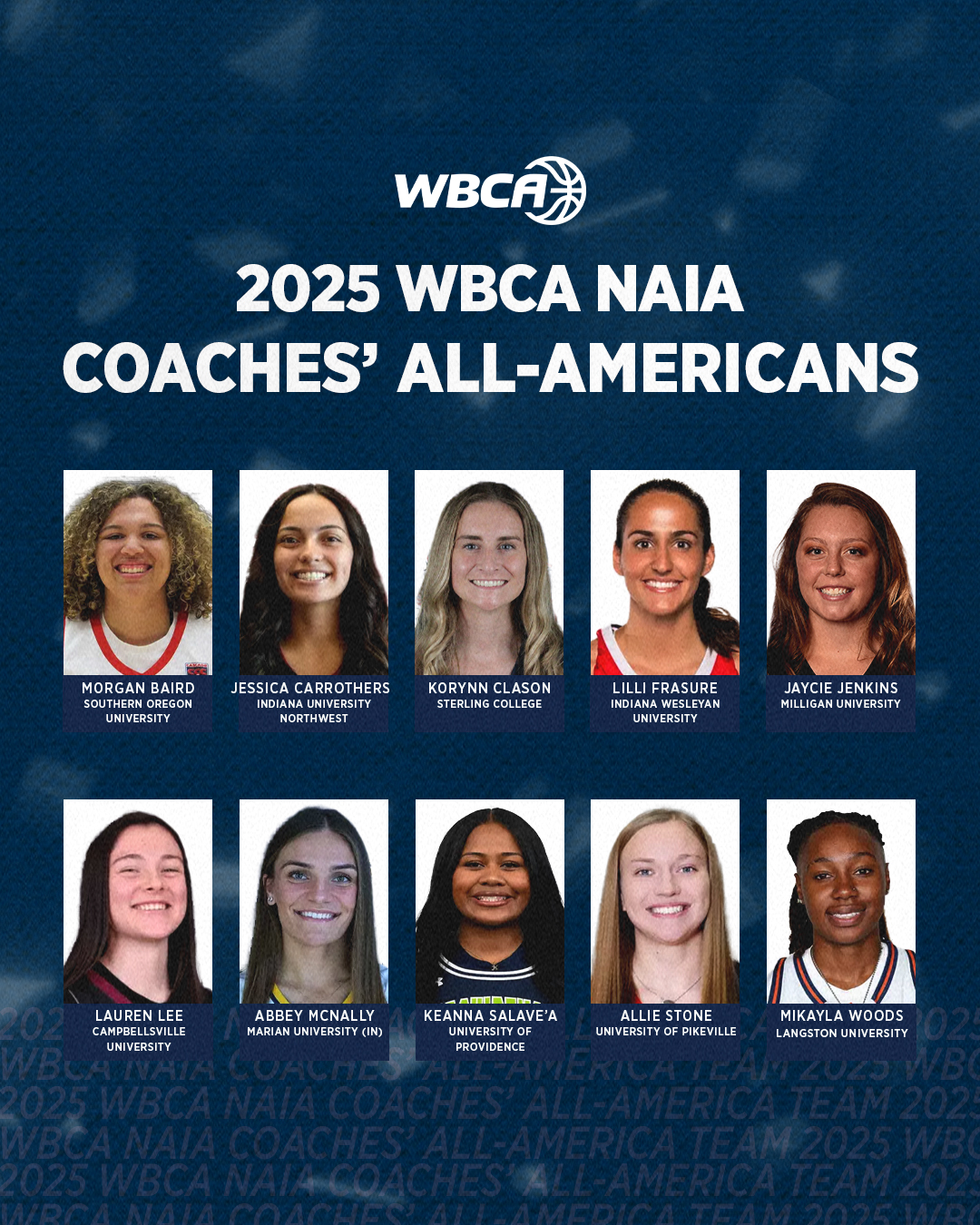WBCA announces NAIA honorees for 2024-25 season - WBCA